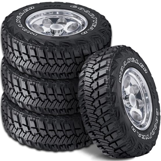 4 Goodyear Wrangler MT/R W/ Kevlar 35X12.50R15LT 113Q C All Terrain Mud ...